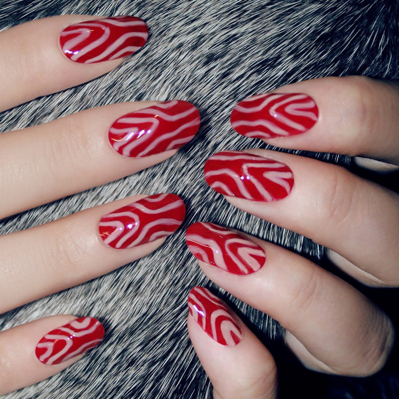 Nail Art Tutorial: Berry Swirls and Lines | Beauty Launchpad