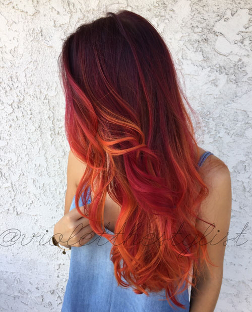 Haircolor How To: Fiery Phoenix by Amelia "Violet" Camp | Beauty Launchpad