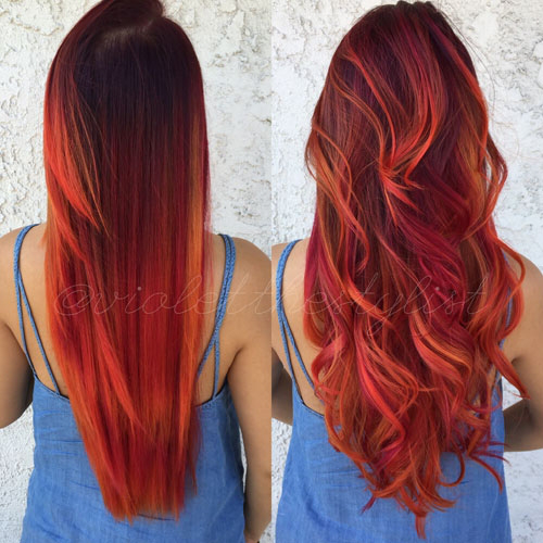 Haircolor How To: Fiery Phoenix by Amelia "Violet" Camp | Beauty Launchpad