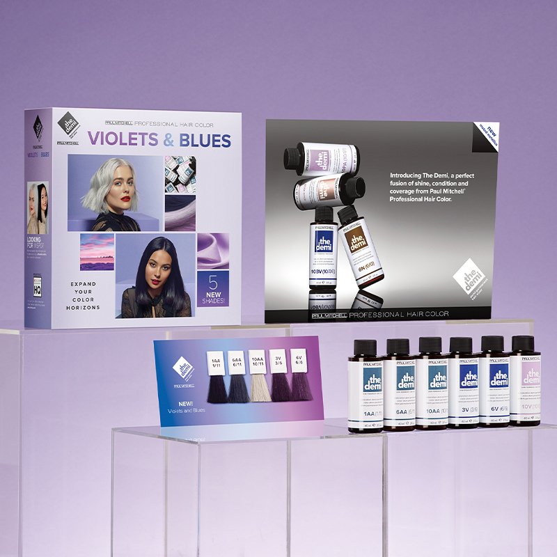 Paul Mitchell Professional Hair Color Introduces Demi Violets and Blues ...